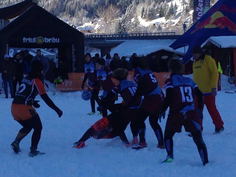 A Tarvisio lo spettacolo dello Snow Rugby - Studio Nord News