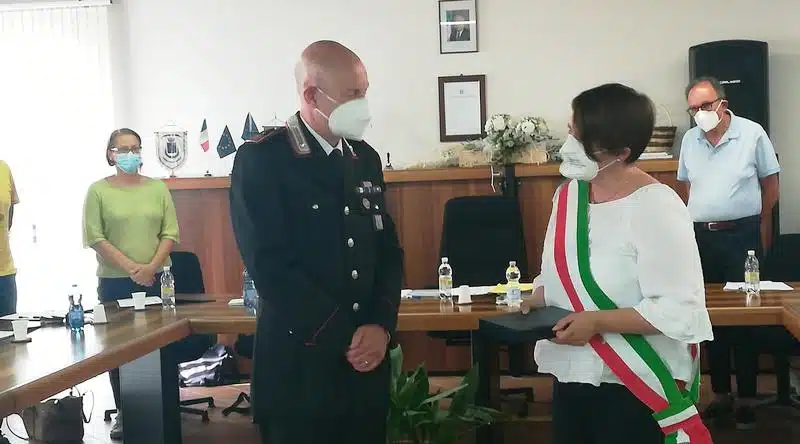Resia saluta e ringrazia il Luogotenente dei Carabinieri Francesco Visintin - Studio Nord News