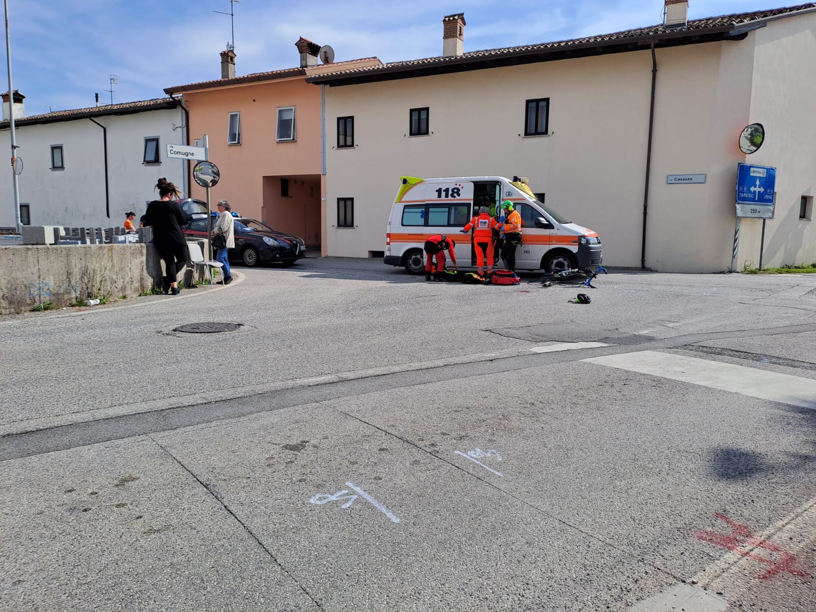 Gemona, ciclista investito all'incrocio "maledetto" - Studio Nord News